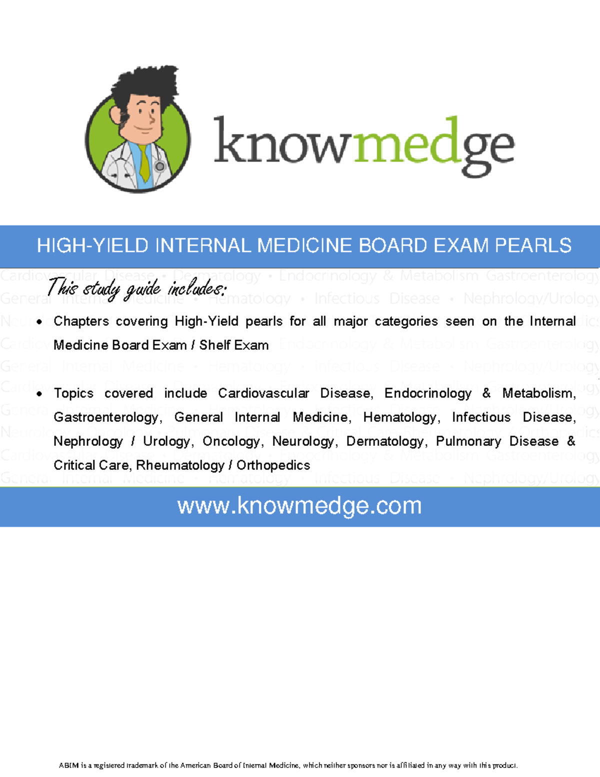 High yield internal medicine board exam pearls 131224154428 phpapp 01 ...