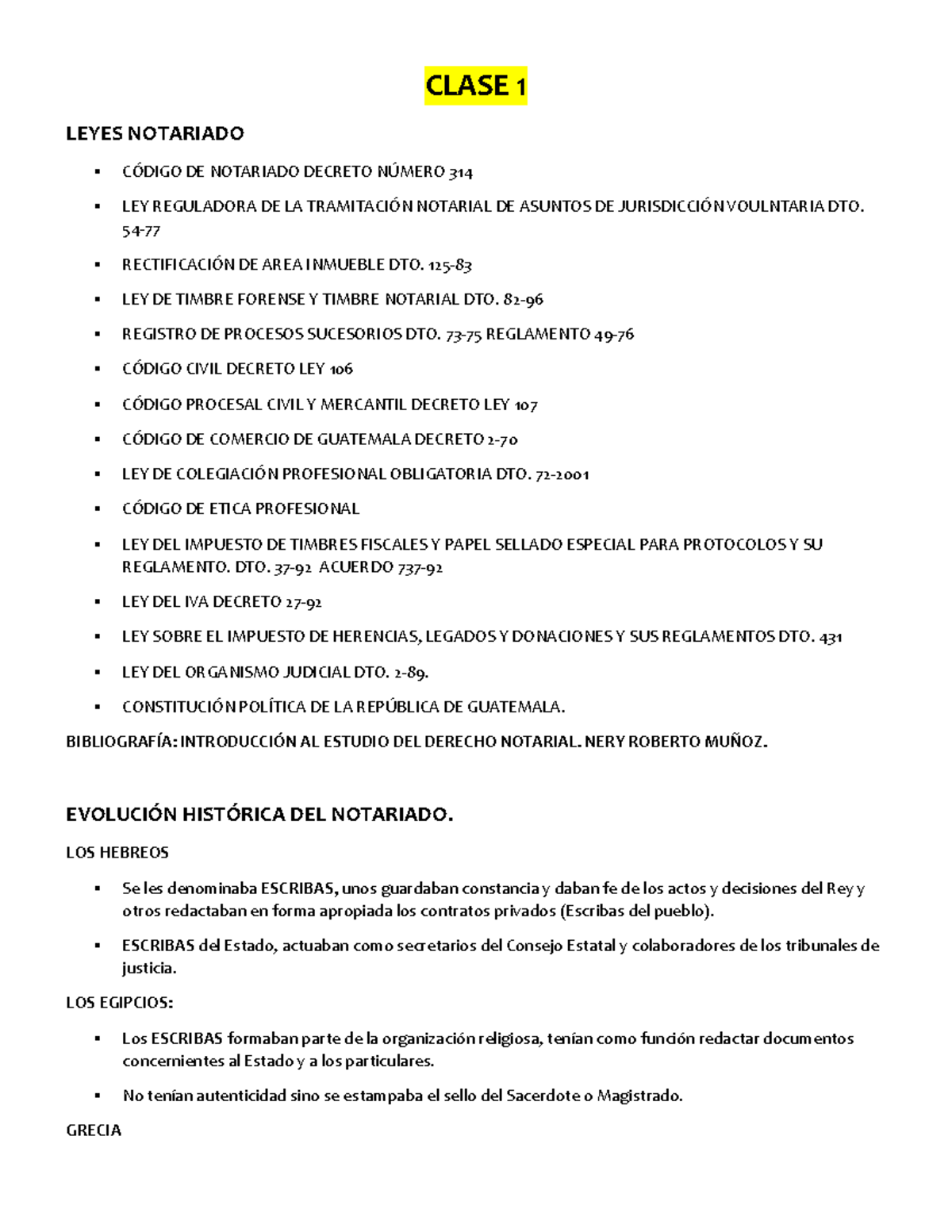 Diapositivas Notariado - CLASE 1 LEYES NOTARIADO CÓDIGO DE NOTARIADO ...