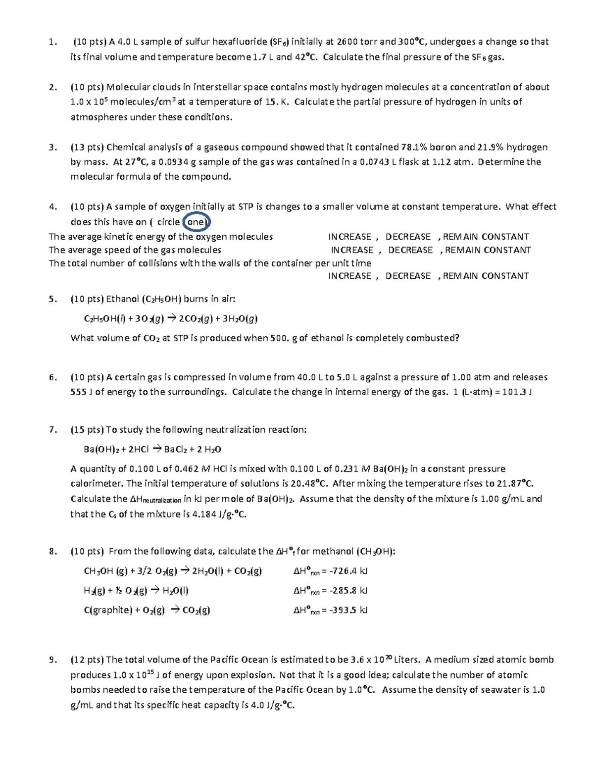 Sample Exam - Warning: TT: undefined function: 32 Warning: TT: undefined function: 32 (10 pts) A ...