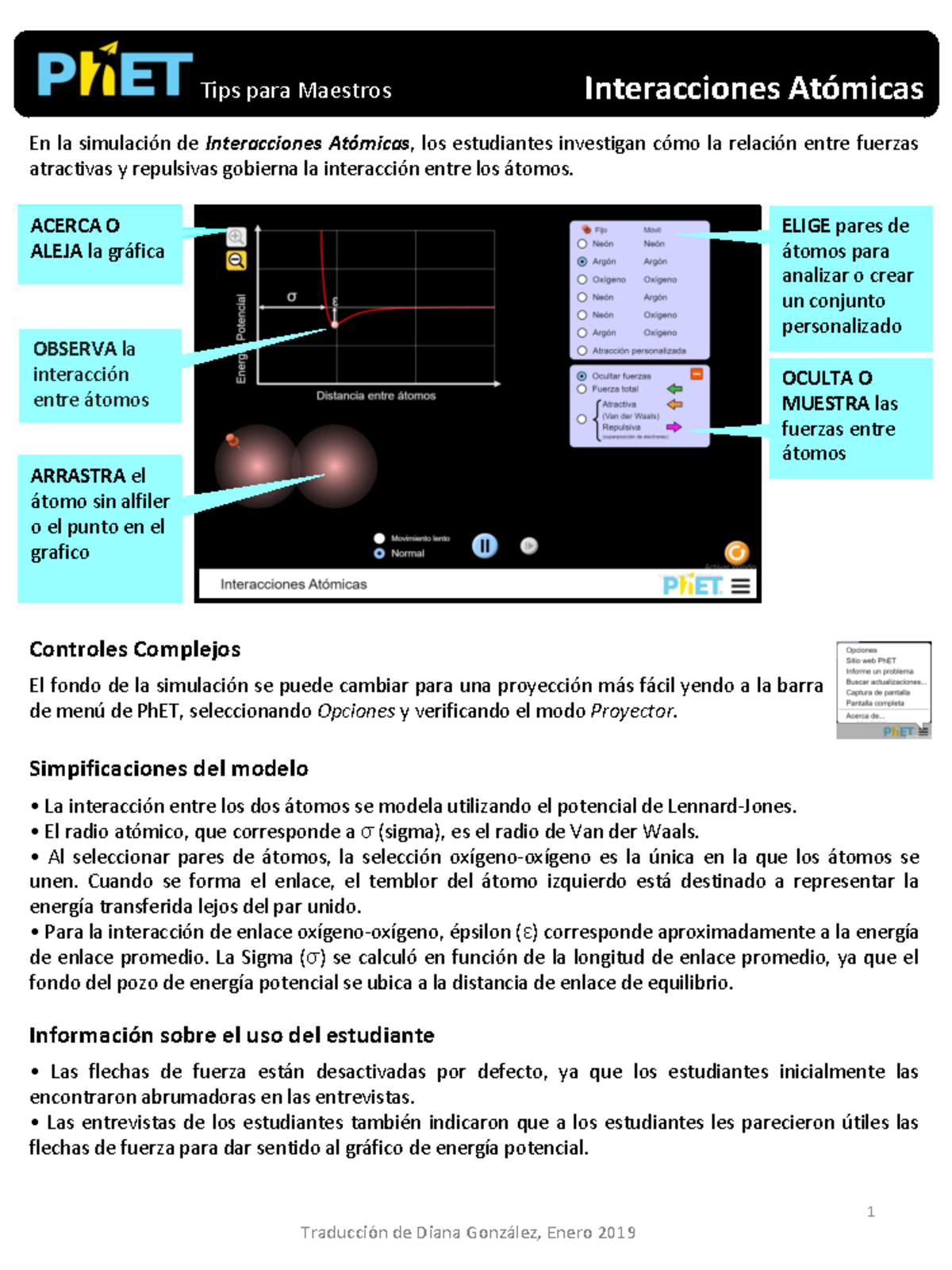 Atomic Interactions Solucion Tips Para Maestros Interacciones