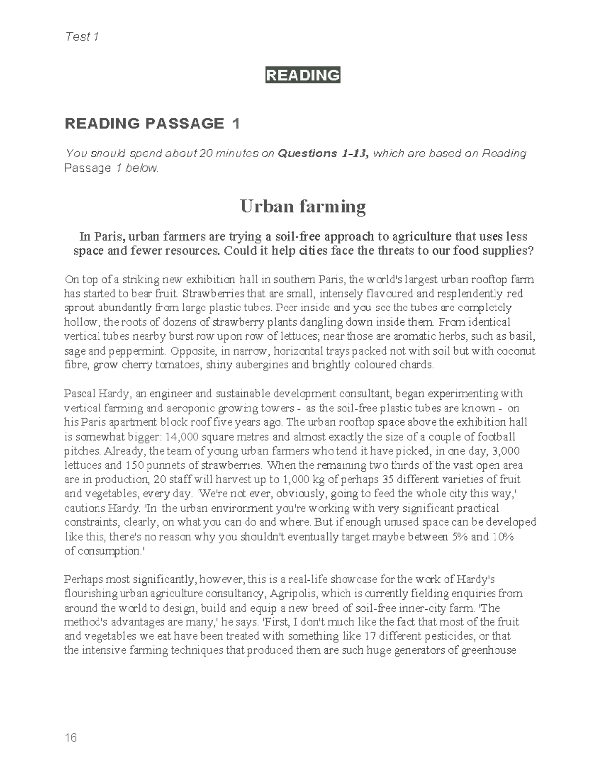 1 - ./... - READING READING PASSAGE 1 You should spend about 20 minutes ...