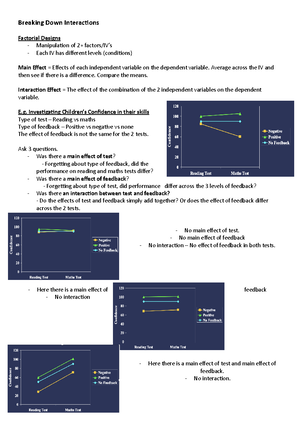 Psychology Reserch Skills 3a - Lecture 5 - Two-Way Anova - Factorial ...