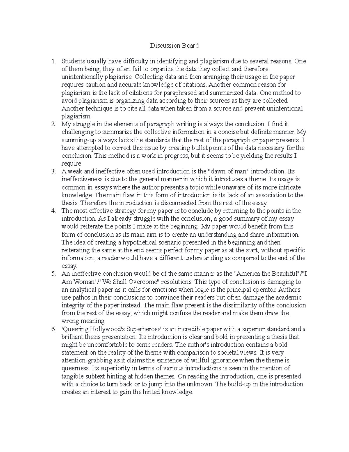 LJojy Module 3 Discussion Board - Discussion Board Students usually ...