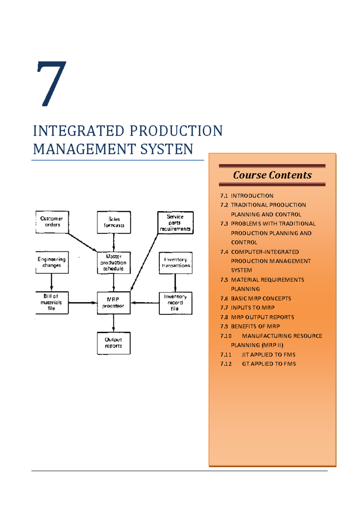 2171903 Computer Aided Manufacturing-Notes PDF Unit-7 - Course Contents ...