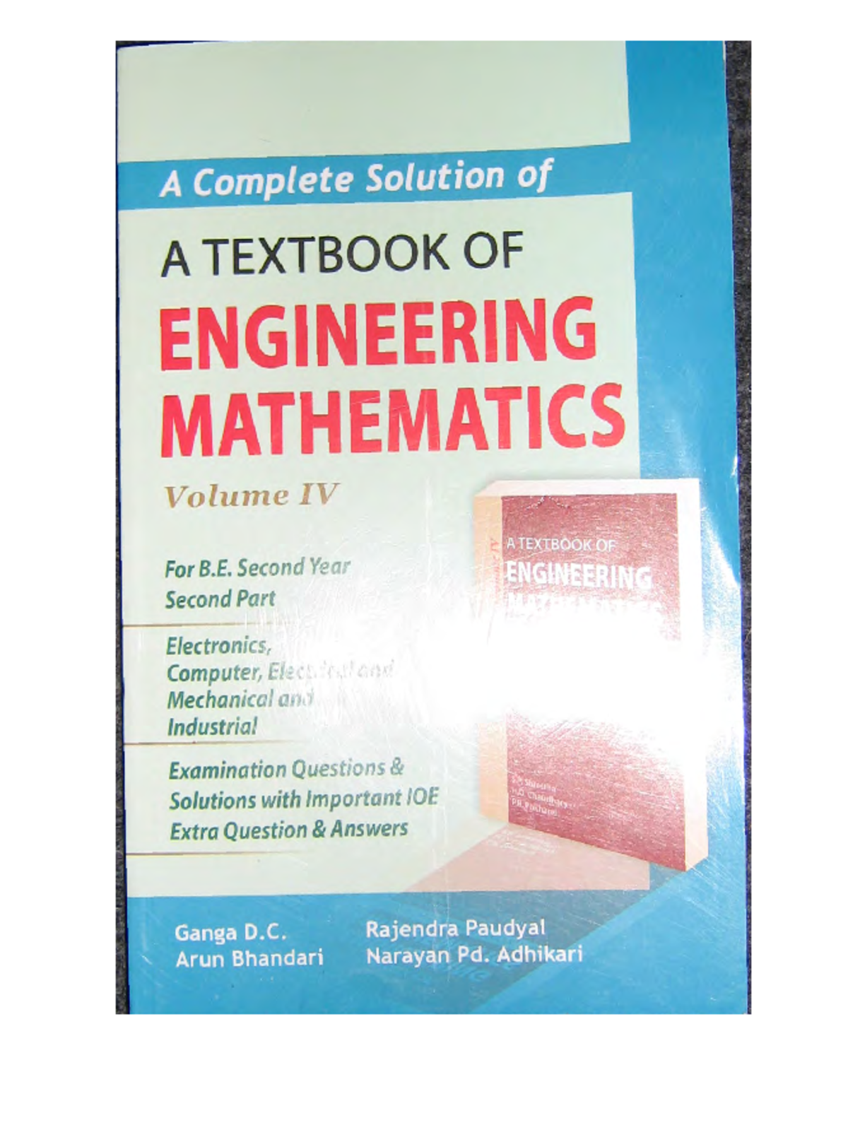 Advance Mathematics Solution - (i) Sol'. E [-x 2 + 7x +i ( 3x - x) J ...