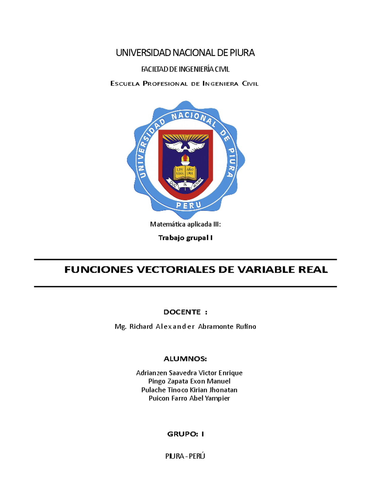Ejercicios Resueltos Practica Dirigida 1 - UNIVERSIDAD NACIONAL DE ... Ejercicios Resueltos Practica Dirigida 1 - UNIVERSIDAD NACIONAL DE ...