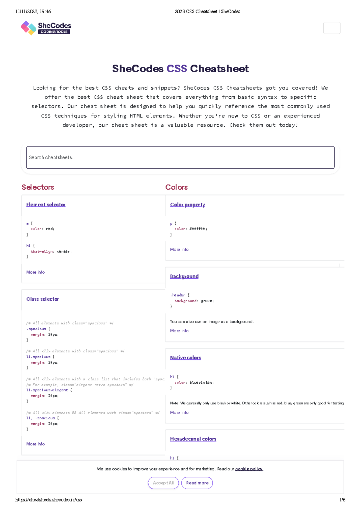 2023 CSS Cheatsheet She Codes - SheCodes CSS Cheatsheet Looking for the ... 2023 CSS Cheatsheet She Codes - SheCodes CSS Cheatsheet Looking for the ...