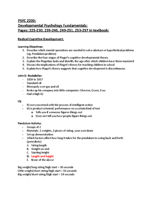 Appendix B Sample Final Exam1 - Introduction to Psychological Research PSYC 2250 Appendix B 1 ...