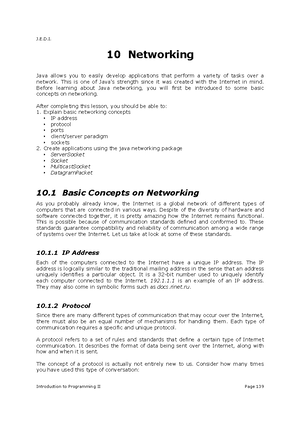 Part Nine Introduction to Programming 2 - 9 Threads 9 Objectives You've ...