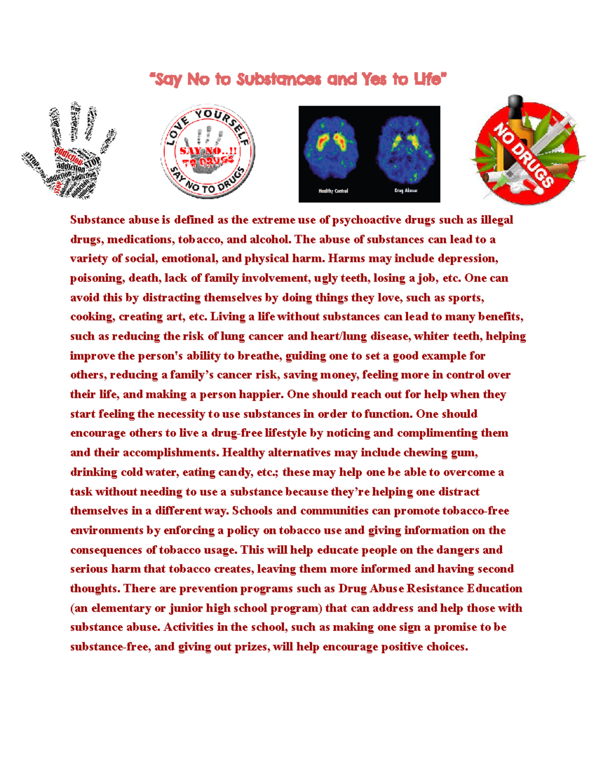 PSA - This assignment helps one know more on the facts of nutrition and ...