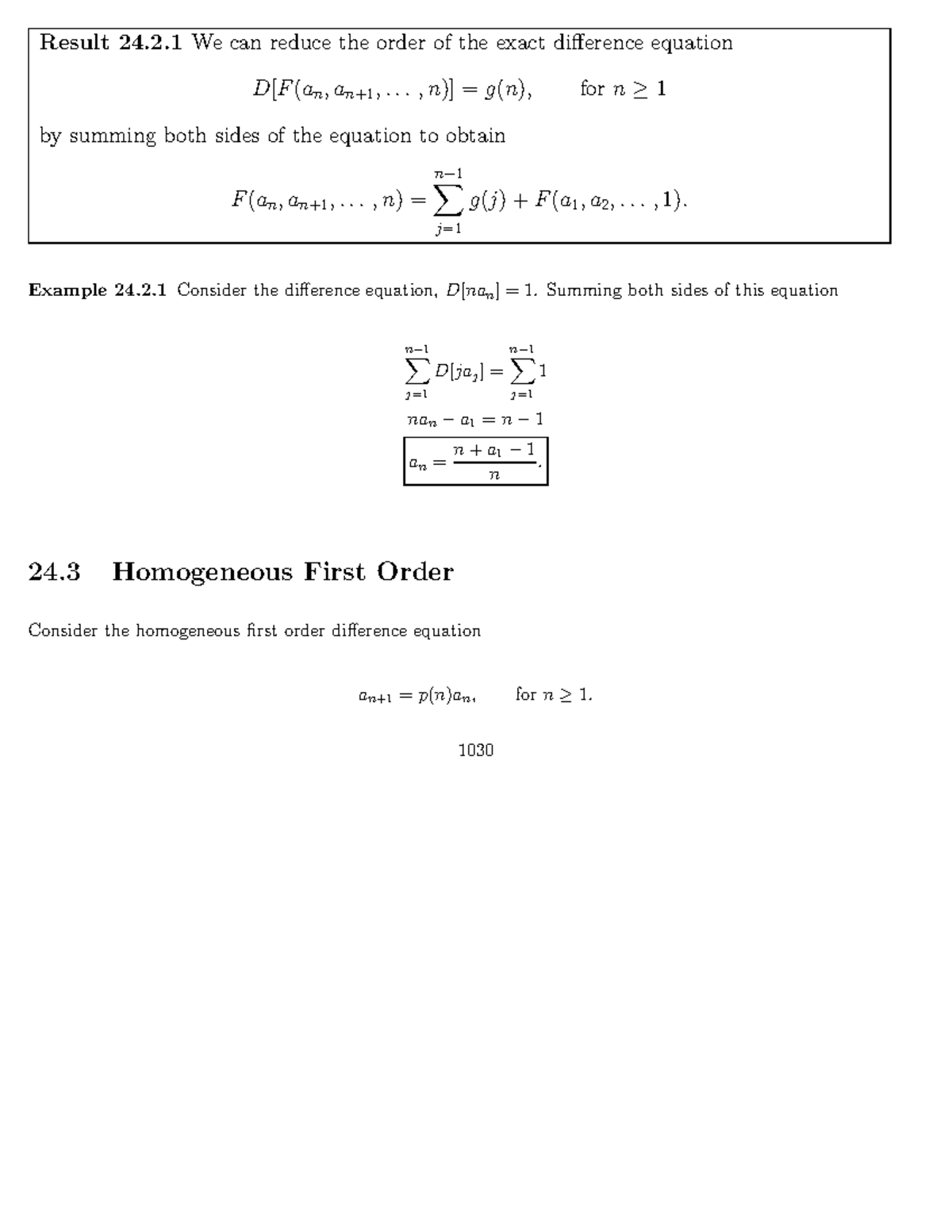 Advanced Mathematical Methods For Scientists And Engineers 212 Result 242 We Can Reduce The