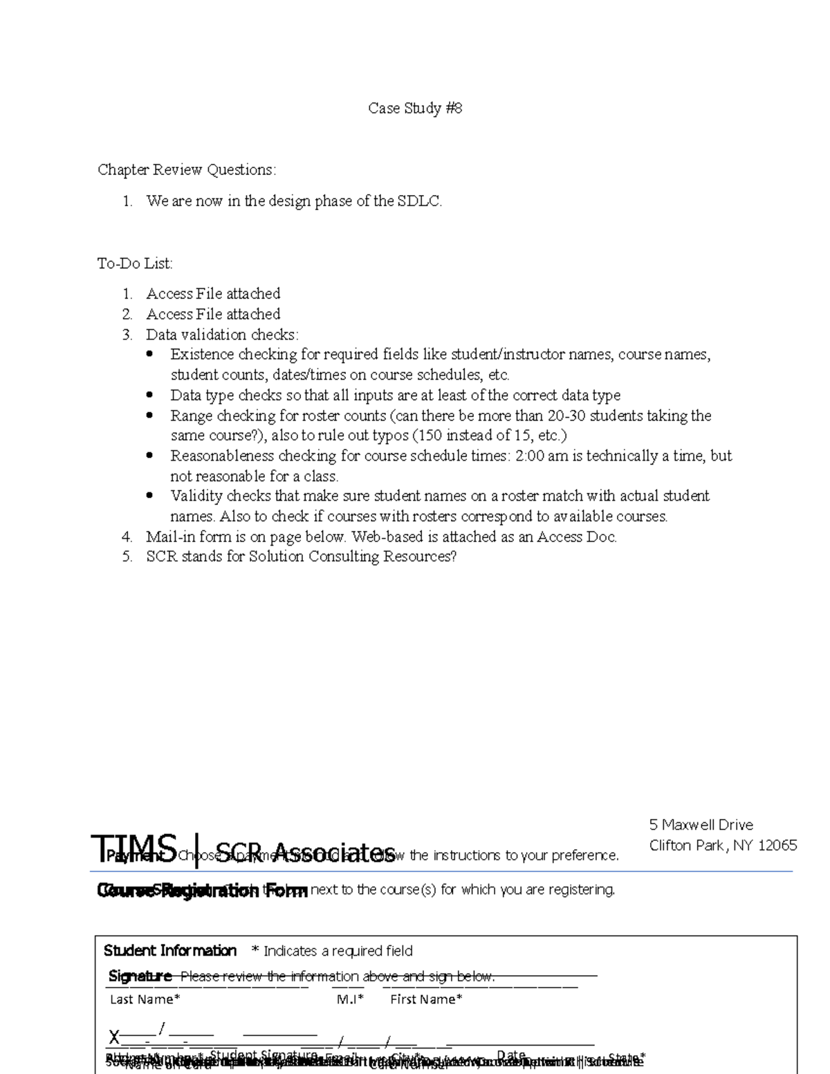 Case Study 8 - Case Study Chapter Review Questions: 1. We are now in ...