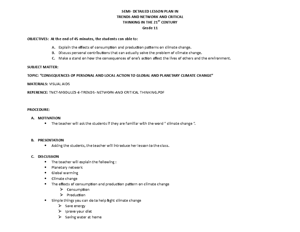 SEMI detailed trends - TRENDS AND NETWORK AND CRITICALSEMI- DETAILED ...