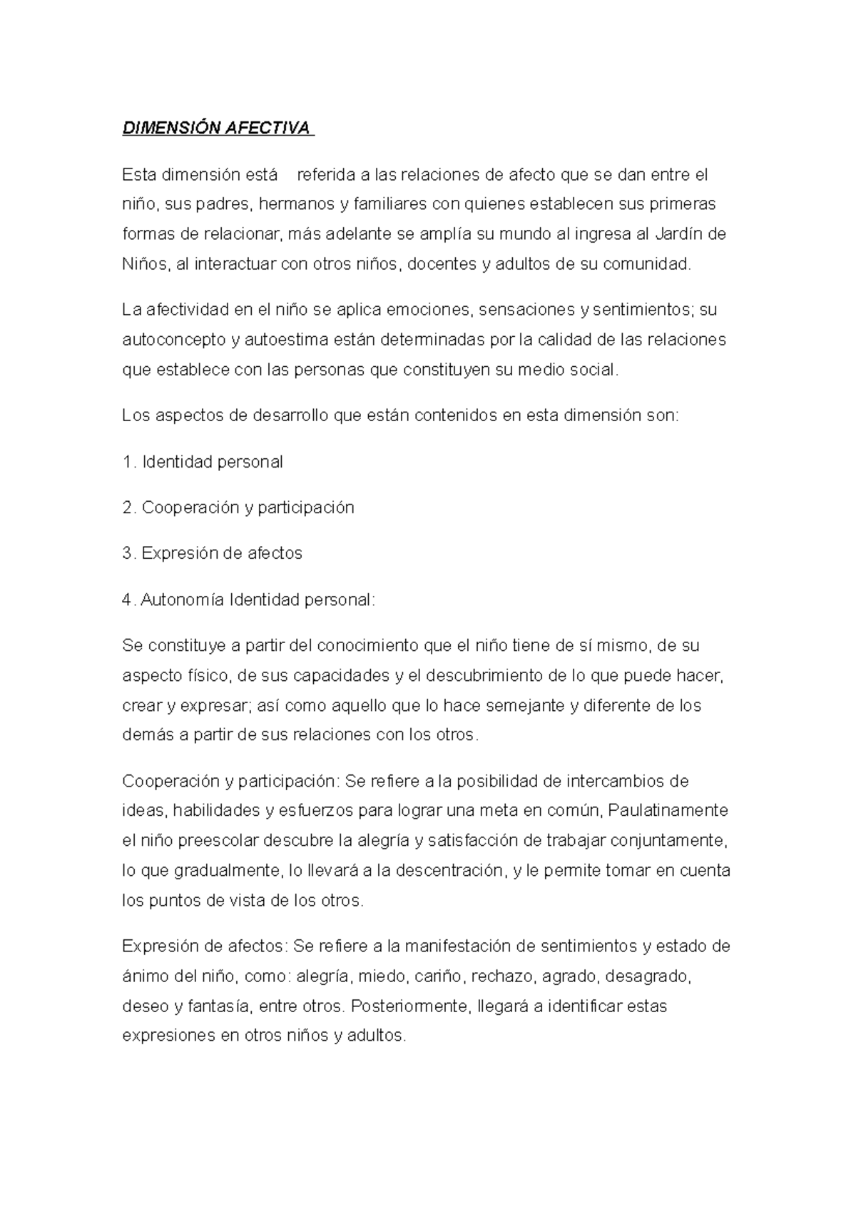 Dimensión Afectiva - Apuntes de psicologia de la edcucación - DIMENSIÓN ...