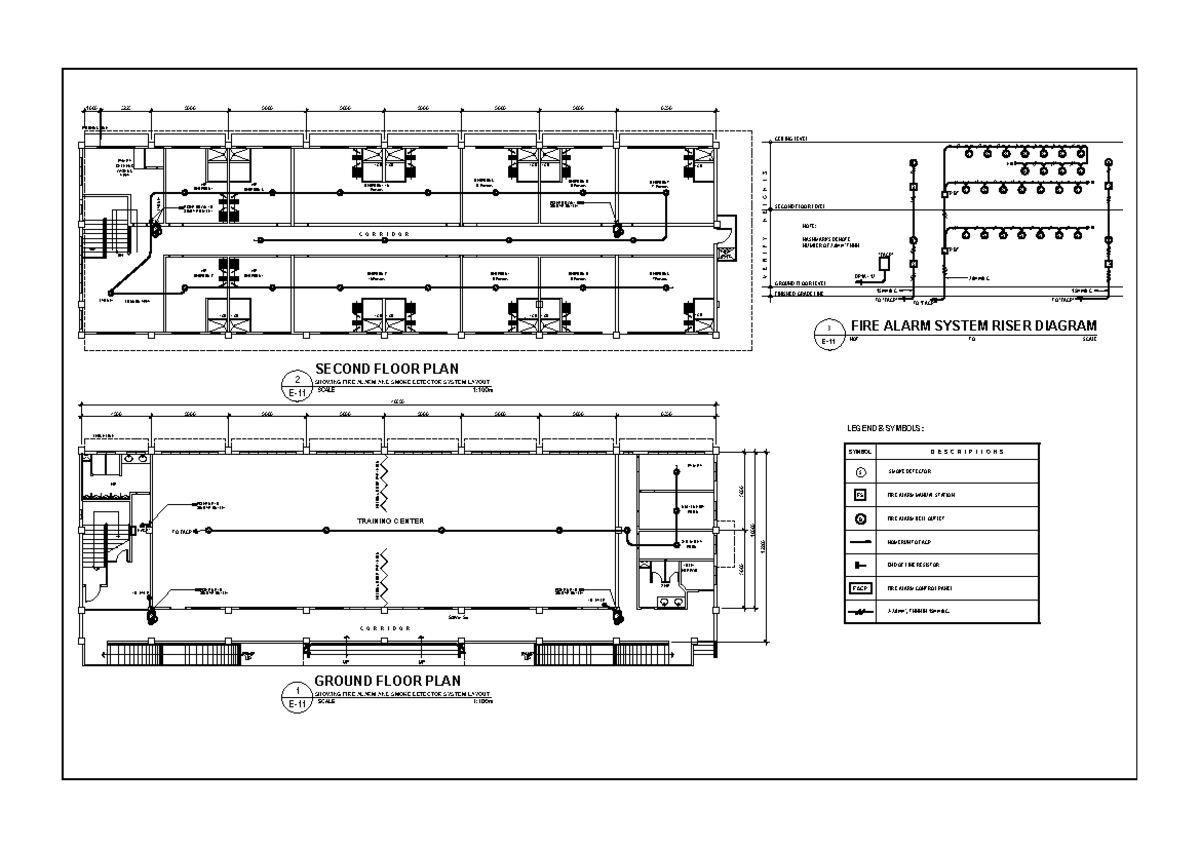 Sample-FDAS-Model - B FS B FS "FACP" FINISHED GRADE LINE GROUND FLOOR ...