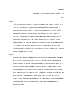 Elementary Mathematics Methods - C381- Task 1 - Direct Instruction ...