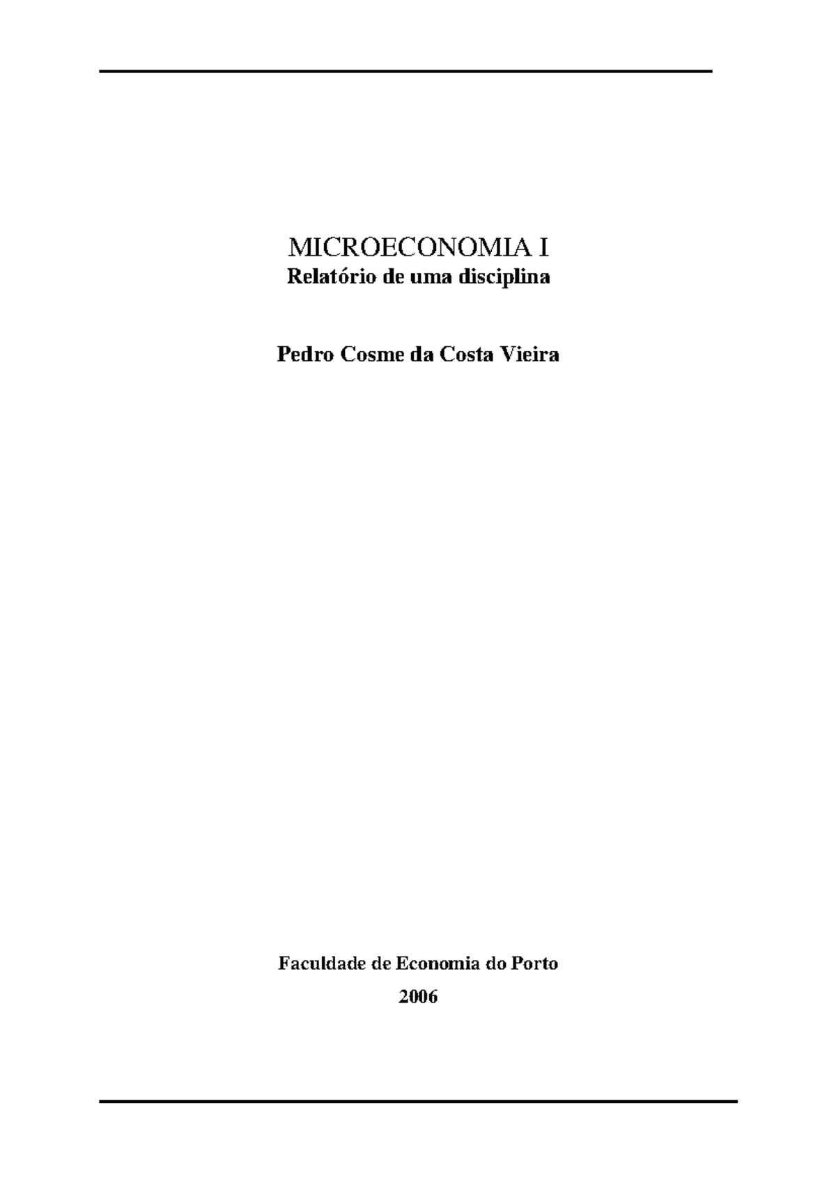 01. Microeconomia I autor Pedro Cosme da Costa Vieira - MICROECONOMIA I ...