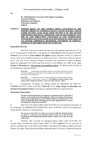 Primary Victims - PRIMARY VICTIMS (Participants) FACTS C was involved ...