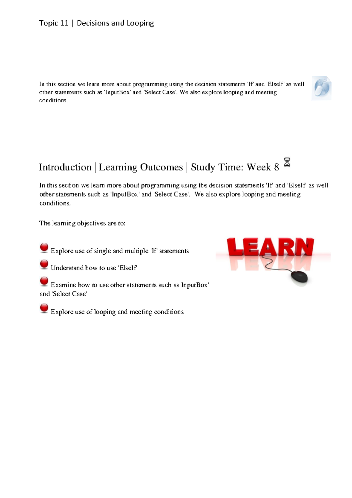 Topic 11 Loopings ver 1 - assignment questions for academic year 2021/ ...