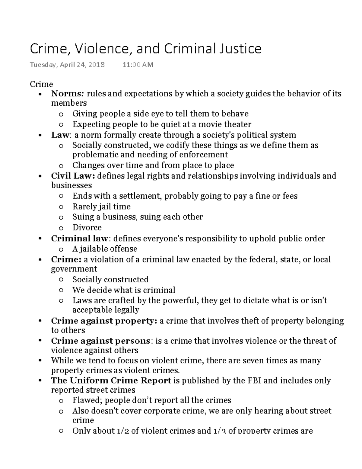 Crime, Violence, and Criminal Justice - Warning: TT: undefined function ...