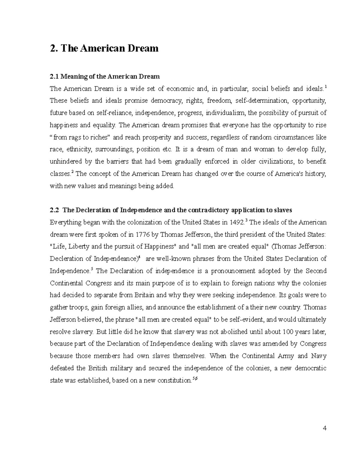 American Dream - History and Definition - 2. The American Dream 2 ...