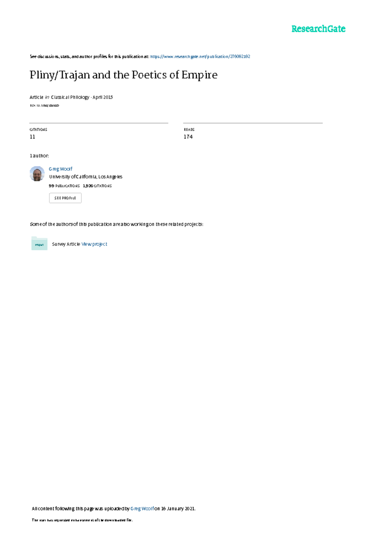 Pliny Trajan - other stuff - See discussions, stats, and author ...