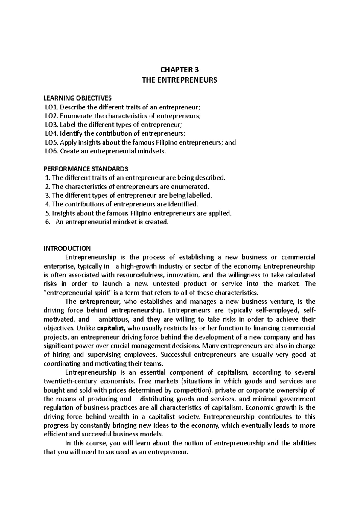 ETH 3 - THE Entrepreneurs - who establishes and manages the world of ...