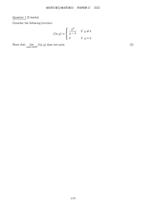 Multivariable and Vector Calculus - FACULTY OF SCIENCE FAKULTEIT ...