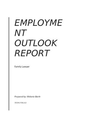 Employment Outlook Report-Draft - Employment Outlook Report-Draft ...