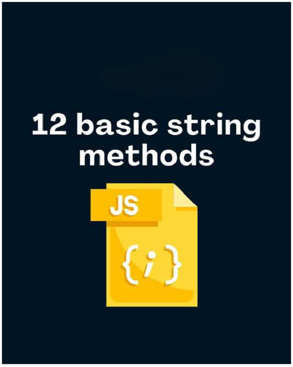Js String Methods Summary Javascript 12 Basic String Methods Js 12 5928
