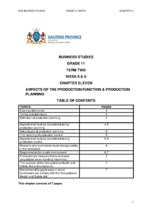 BSTD Gr 12 P1 Revision Book 2021 - GRADE 12 BUSINESS STUDIES PAPER 1 ...