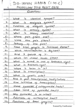 2nd year mbbs physiology reproduction mcqs - Bachelors of Medicine, Bachelors of Surgery - Studocu