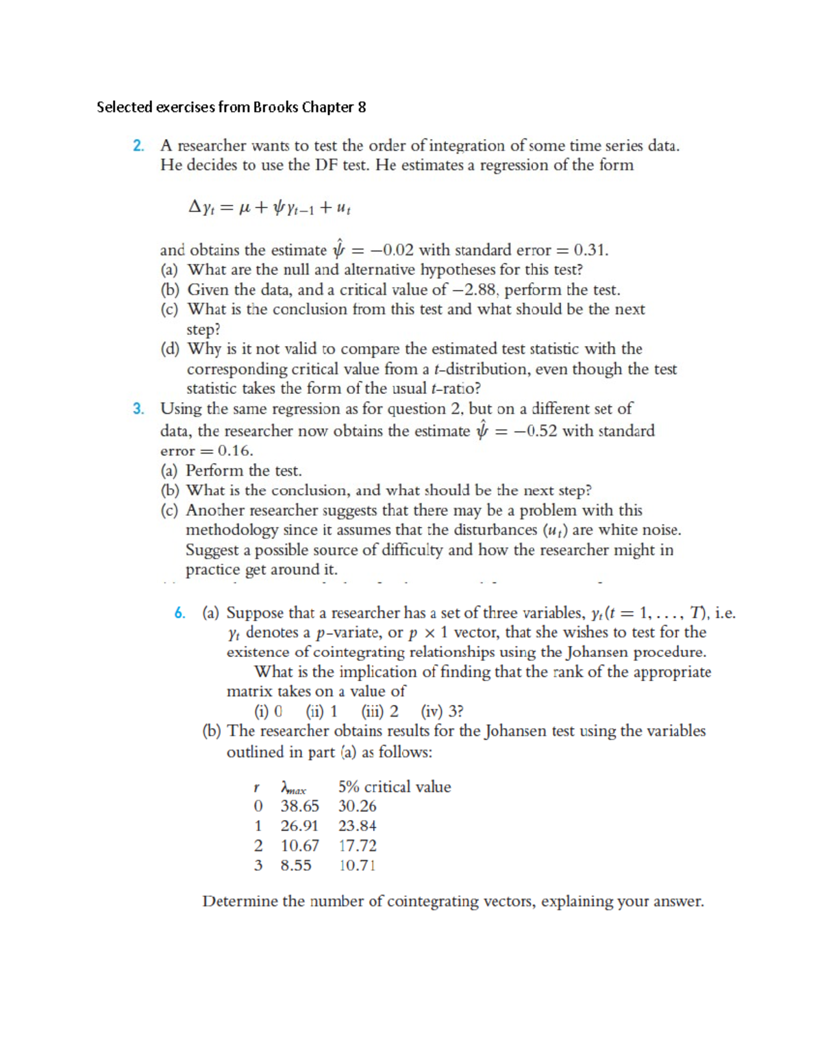 Selected exercises - python and R - Studocu