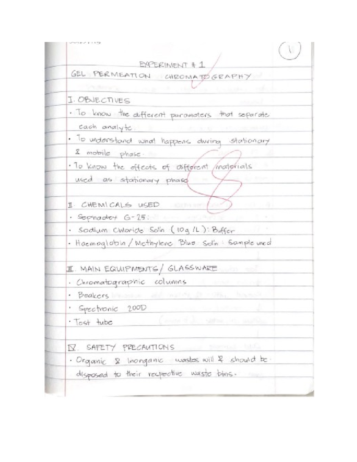 Biochem POST LAB - Post Lab Experiment 1 (A+) - Photocopy the graph ...