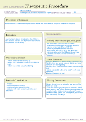 Cheiloplasty - ati template - RNSG 1412 - STUDENT NAMEPROCEDURE NAME ...