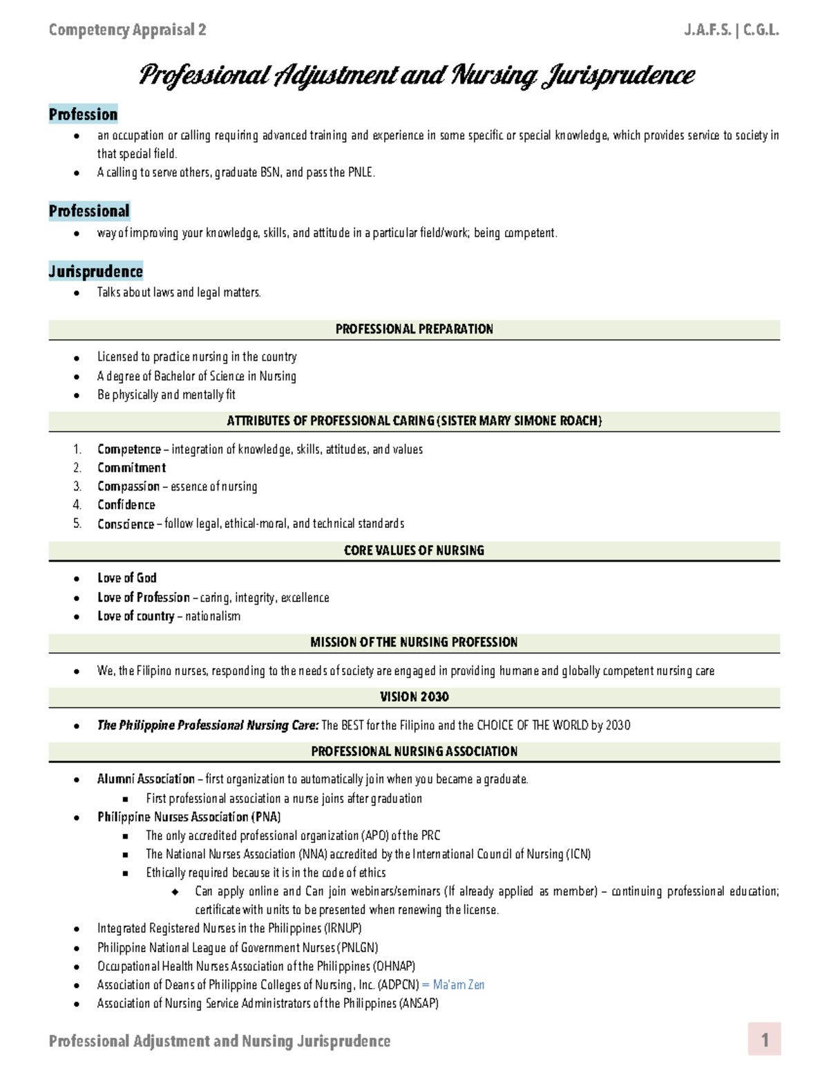 CA 2 2023 - Week 16 (Module - Prof. Ad.) [ Sinlag] - Professional ...