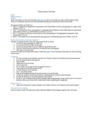 Culture-Case-Study - Case study work - Culture Case Study TASK Write ...