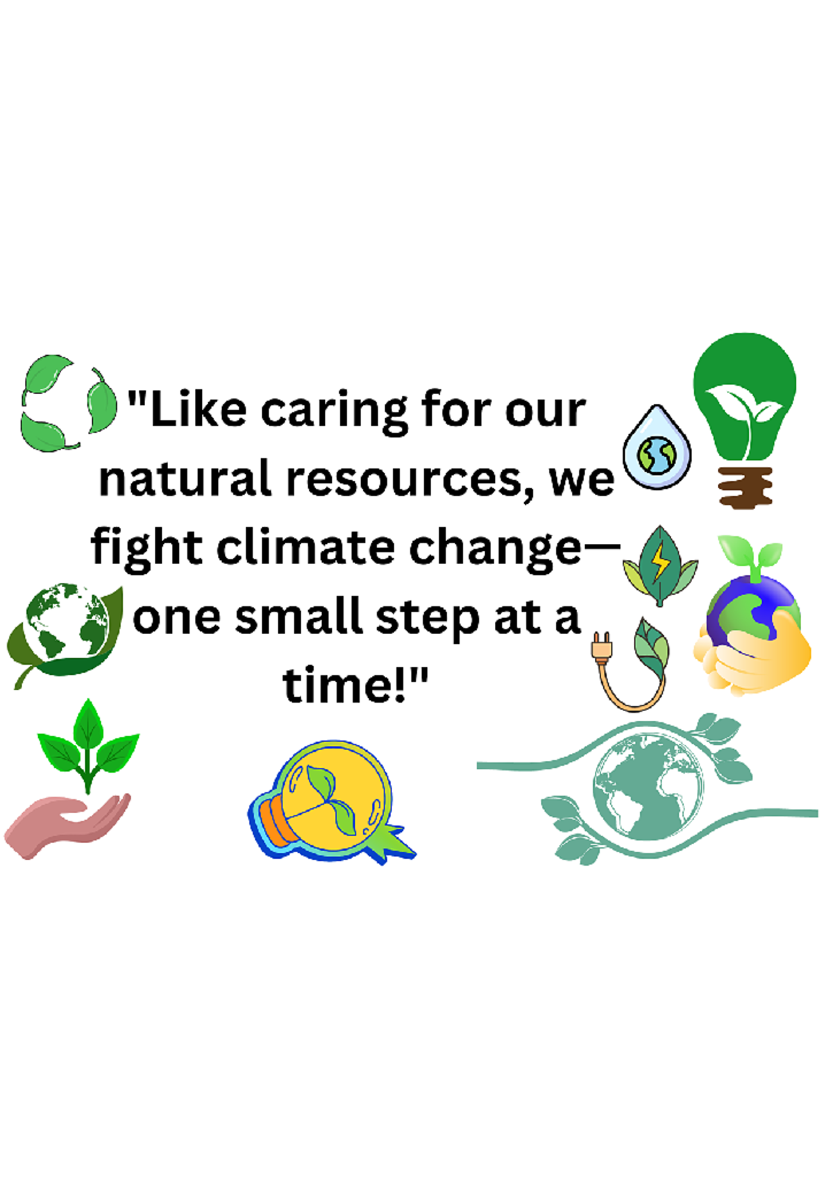 Nature slogan - Araling Panlipunan - caring for our natural resources ...