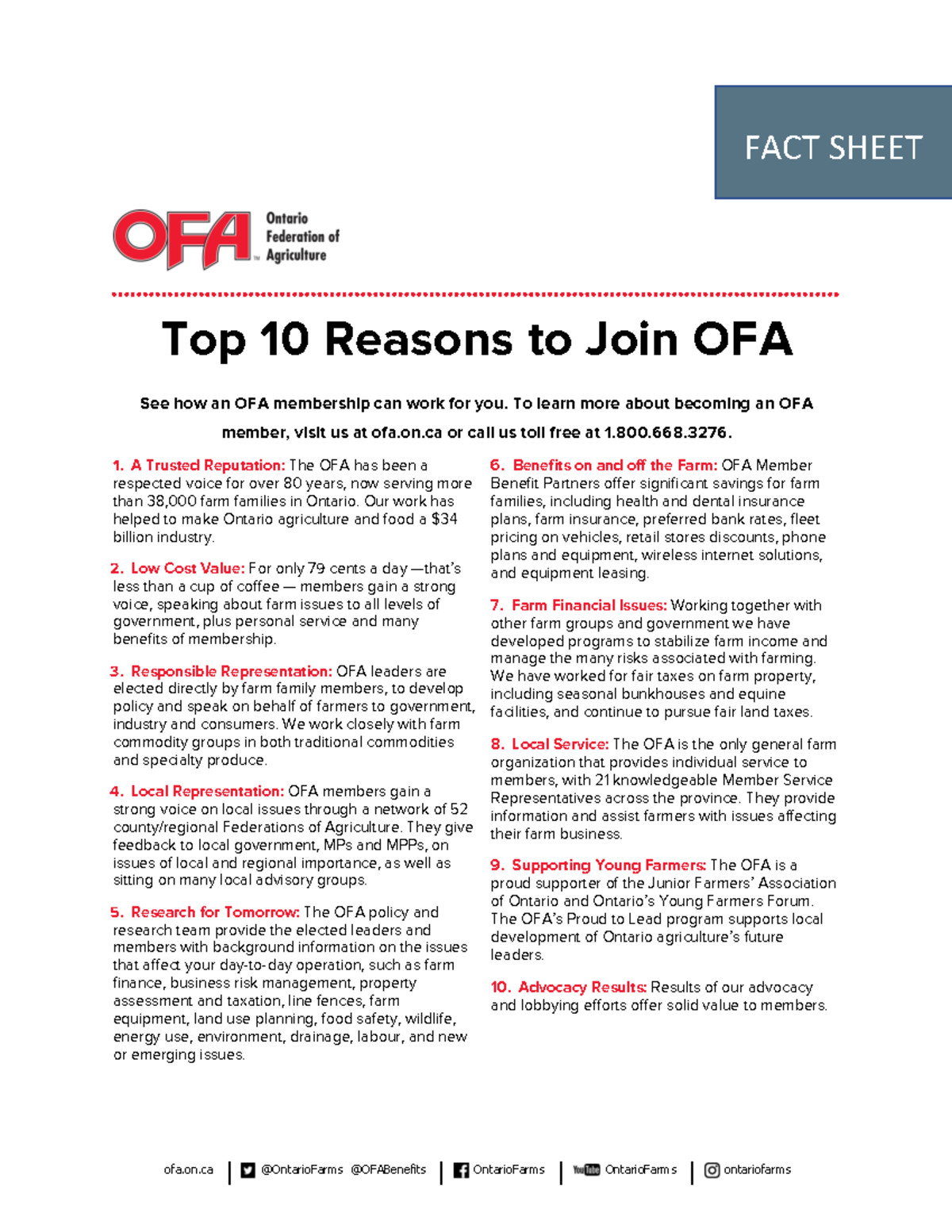 Top-10-Reasons-to-Join-OFA Updated-Dec-2019 - ofa.on | @OntarioFarms ...