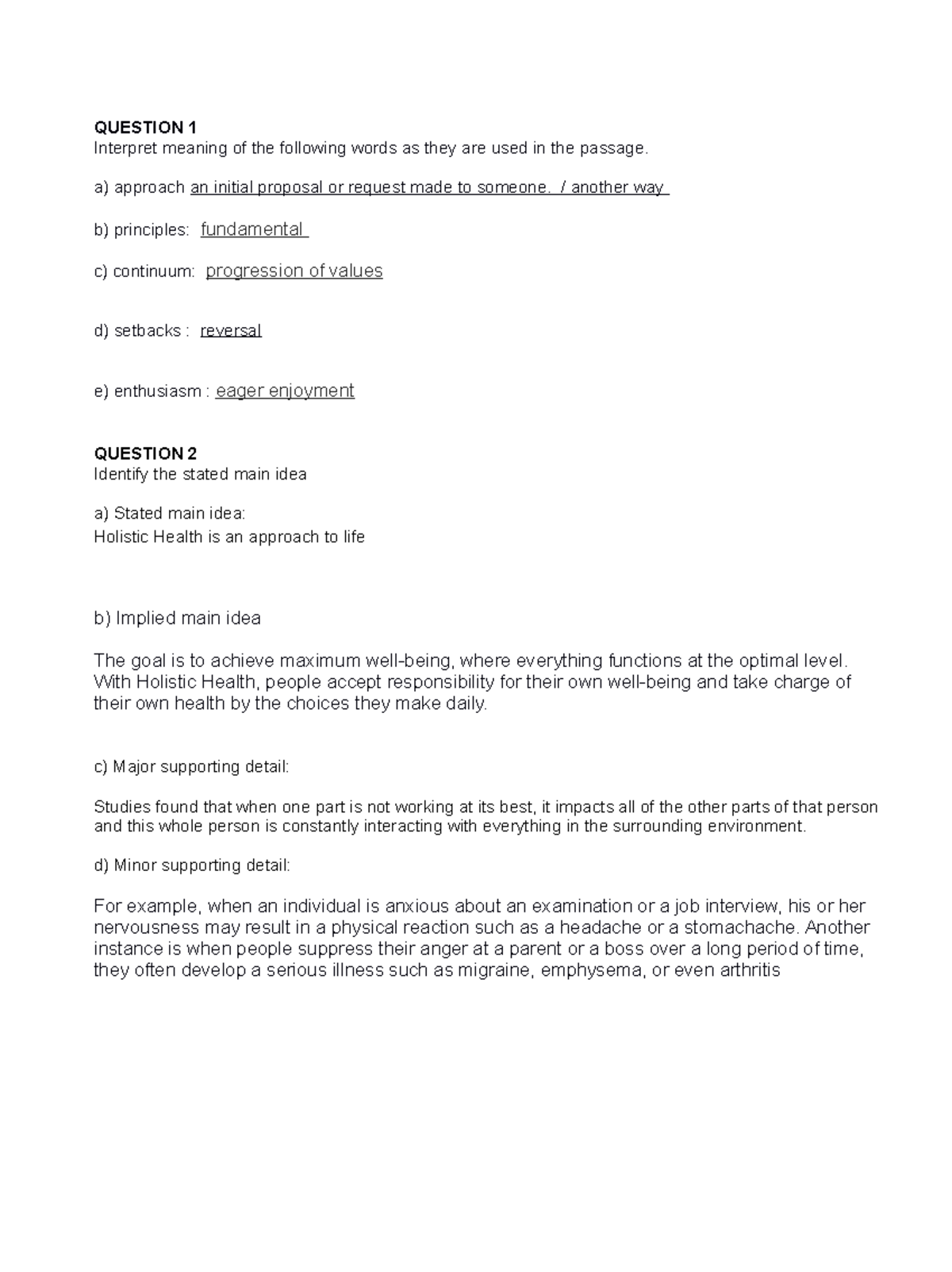 Answer sample test - English for Critical Academic Readding ELC501 ...