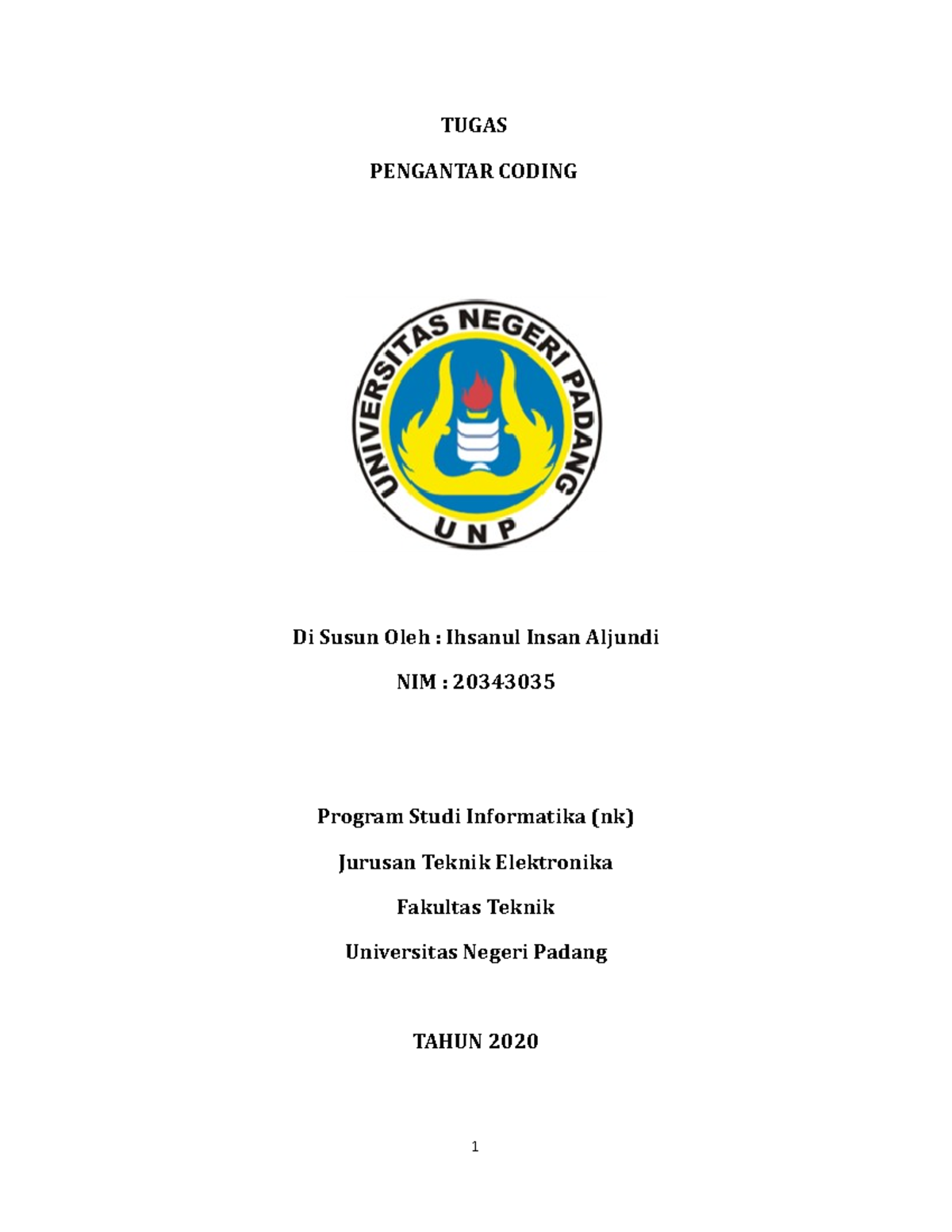 Tugas-Coding-Ihsanul Insan Aljundi-20343035 - TUGAS PENGANTAR CODING Di ...