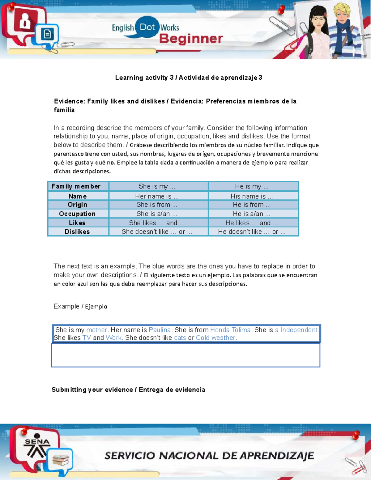 Learning activity 3 - Lecture notes 1,7 - Learning activity 3 ...
