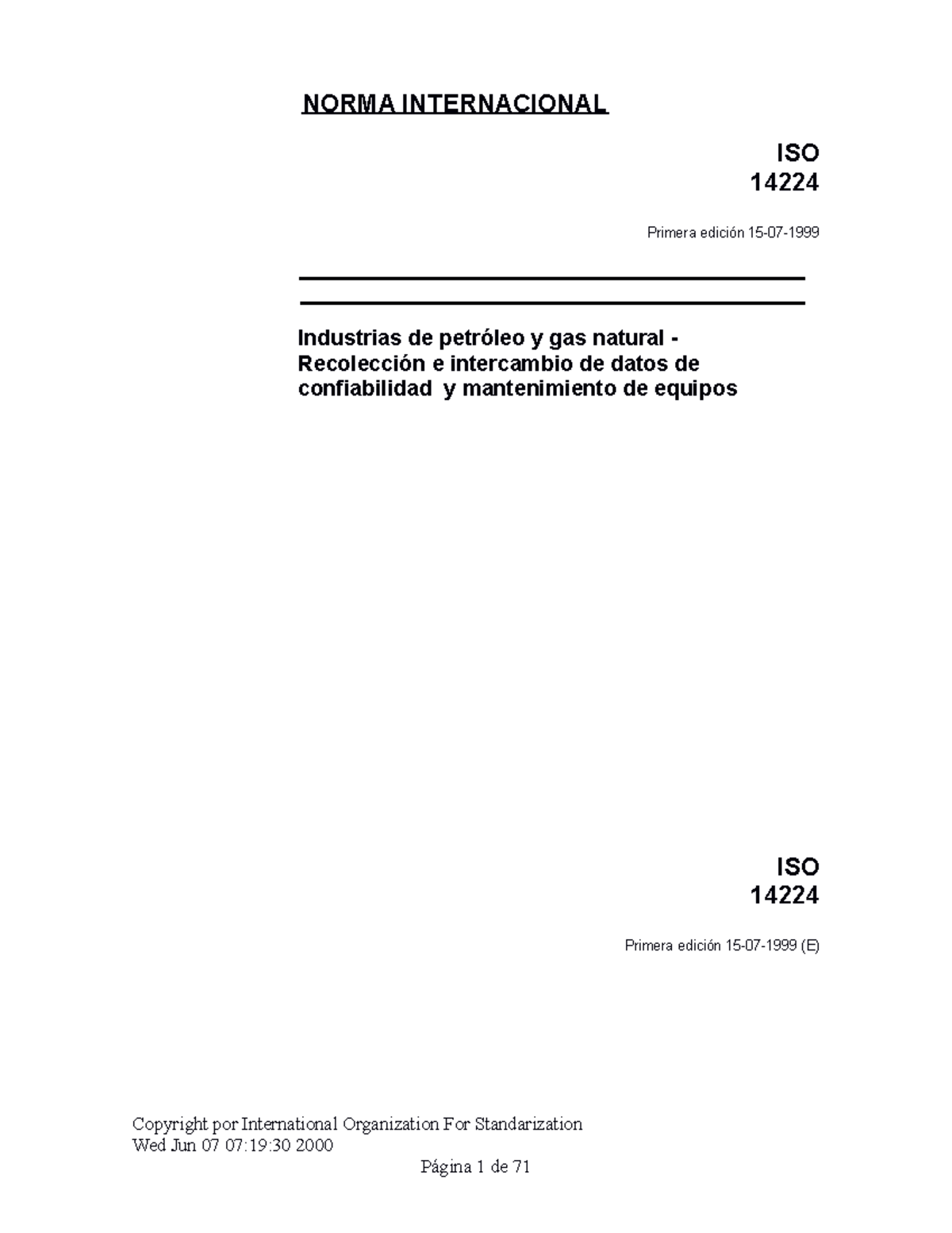 45285559-ISO-14224 - archios plavificaci - NORMA INTERNACIONAL ISO ...