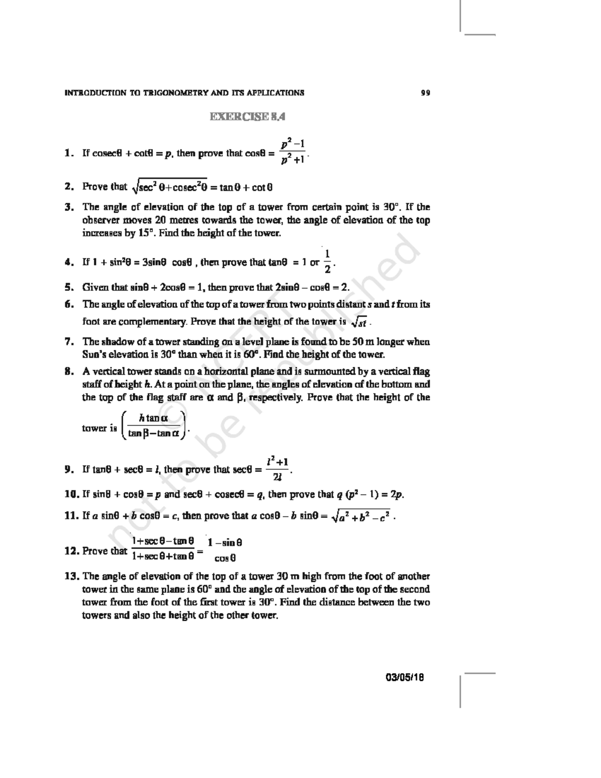Trigonometry - asaasas - Machine Learnign - Studocu