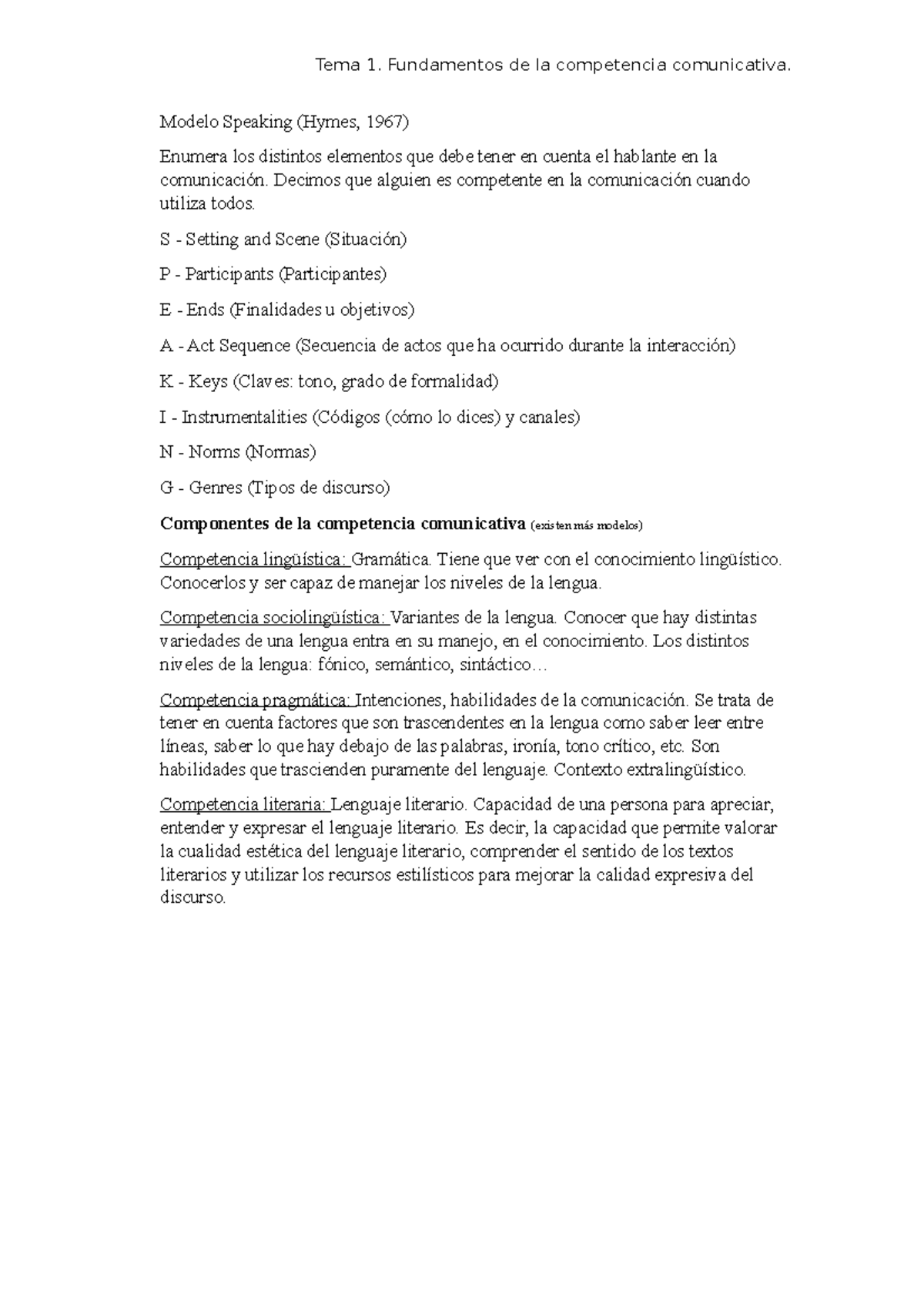 Apuntes definitivos 2 - Tema 1. Fundamentos de la competencia ...