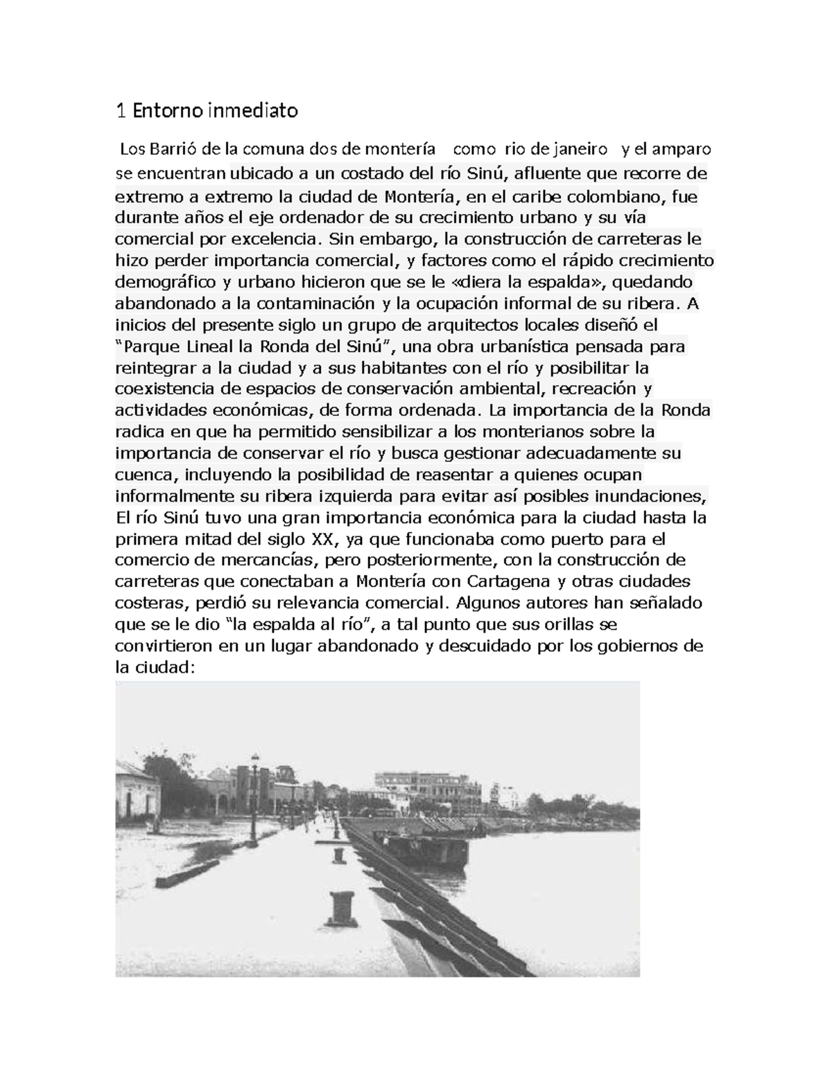 1 Entorno inmediato - leer - 1 Entorno inmediato Los Barrió de la ...