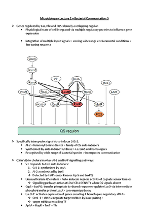 Microbiology – Lecture 2 – Bacterial Communication - 6 - Microbiology ...