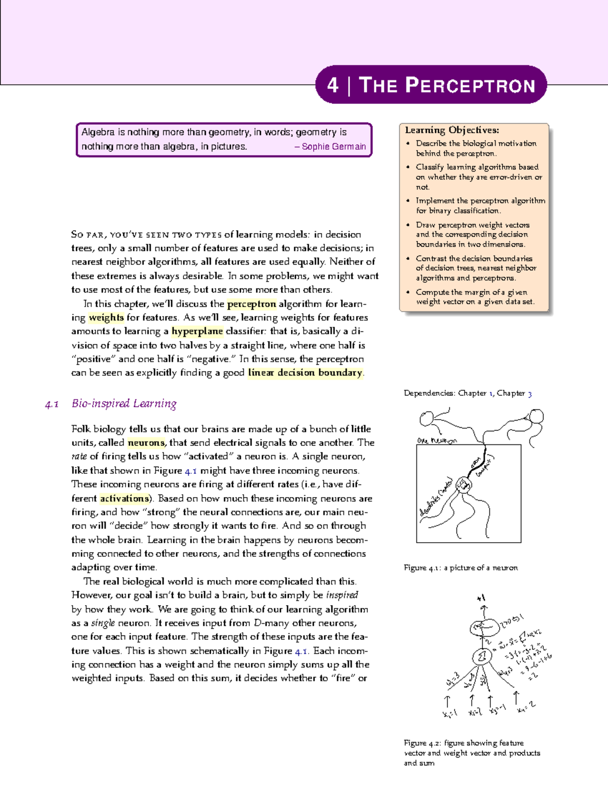 Ciml-v0 99-ch04 - Machine learning - 4 | THE PERCEPTRON Dependencies ...