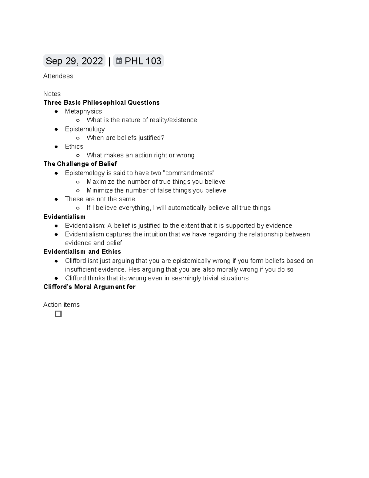 Notes - PHL 103 - Sep 29, 2022 | PHL 103 Attendees: Notes Three Basic ...