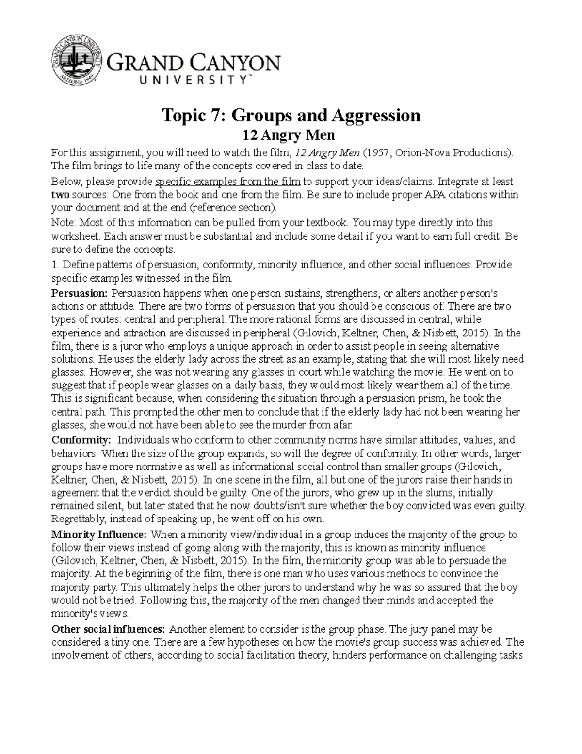 PSY362-RS-T7.12Angry Men MK - Topic 7: Groups and Aggression 12 Angry ...